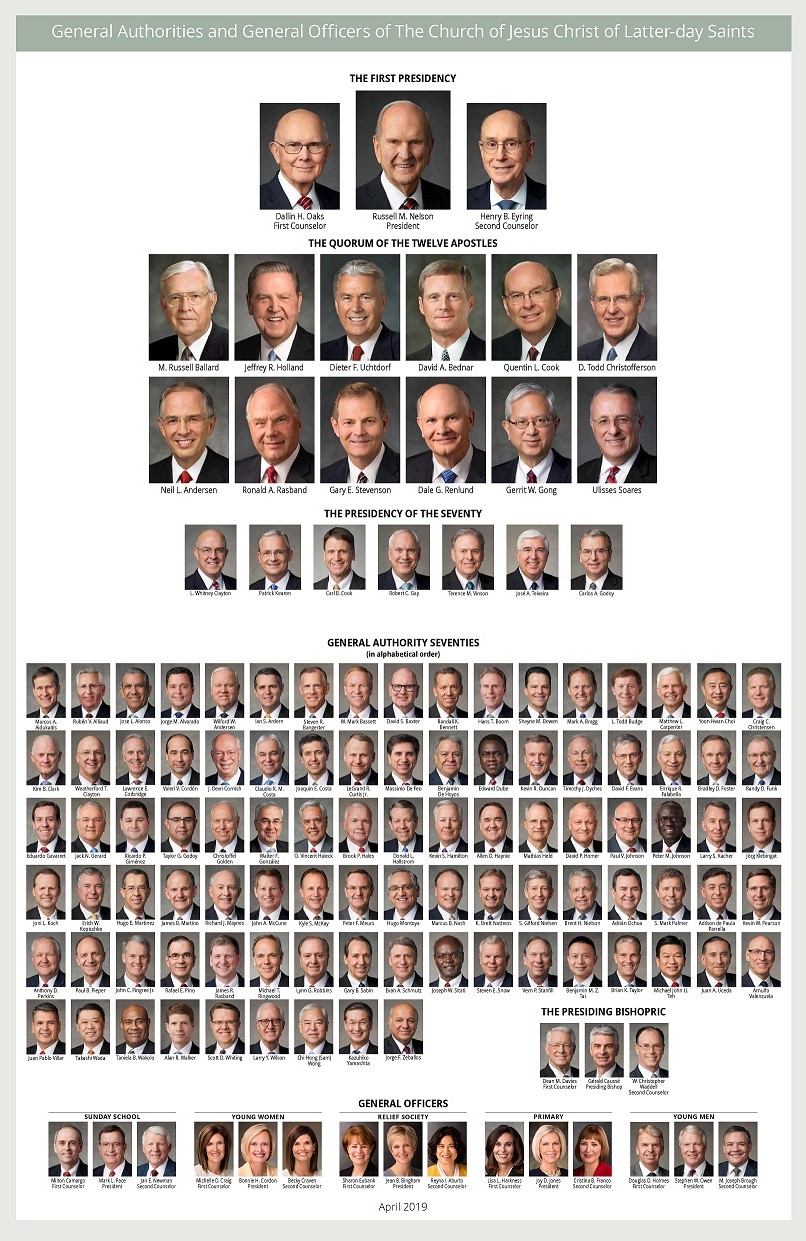 General Authorities - Mormonism, The Mormon Church, Beliefs, & Religion ...